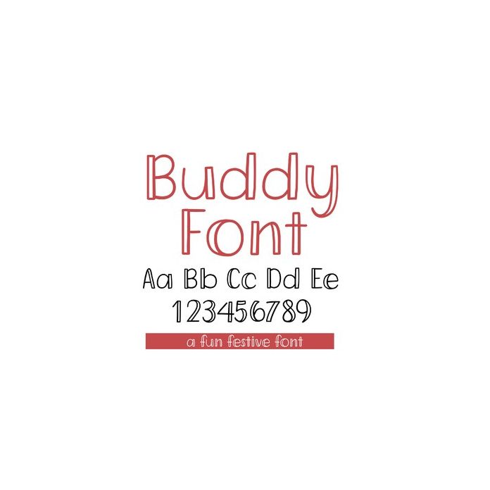 buddy font