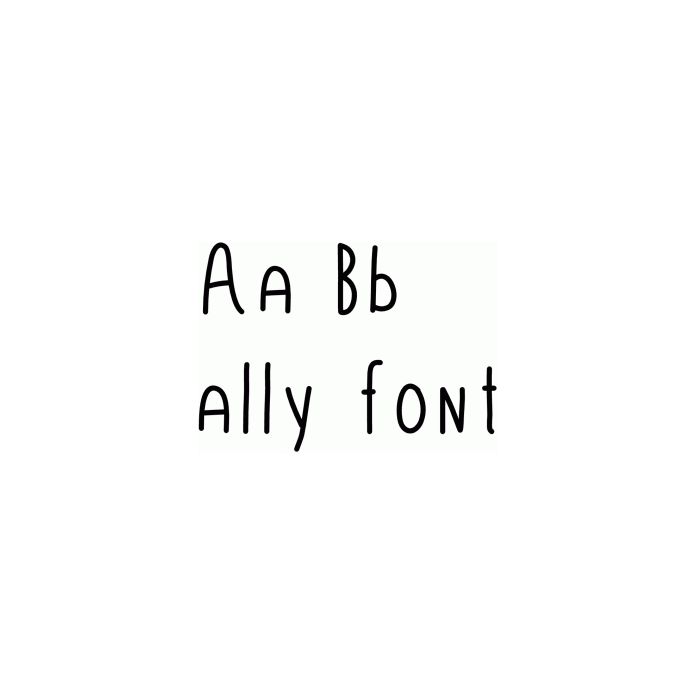 ally font