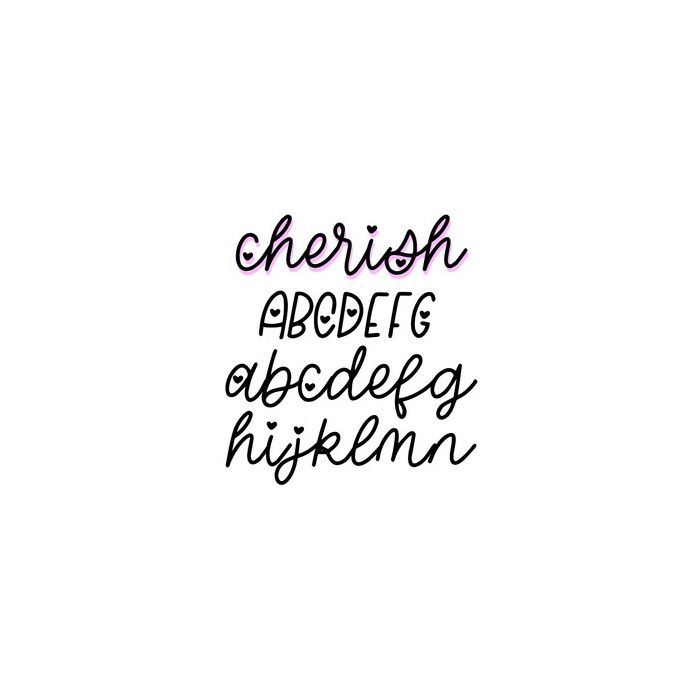 BFC Cherish Valentine's Day Script Handwriting Font