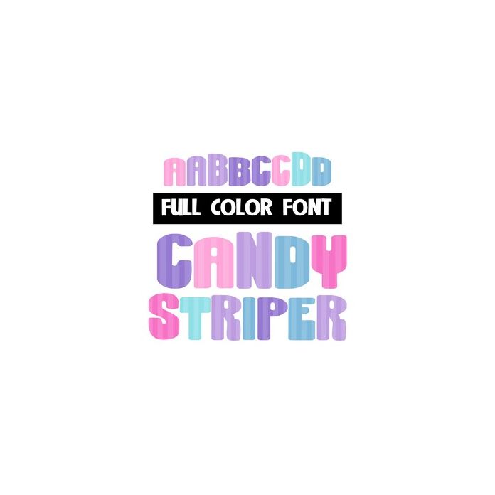 Candy Striper Color Font