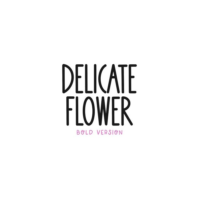 BFC Delicate Flower Bold Spring Handwriting Font