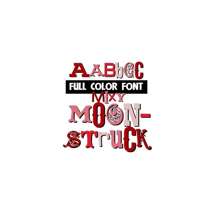 Mixy Moonstruck Color Font