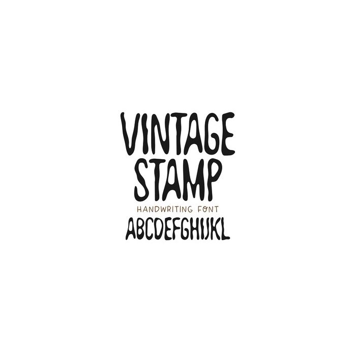 BFC Vintage Stamp Font