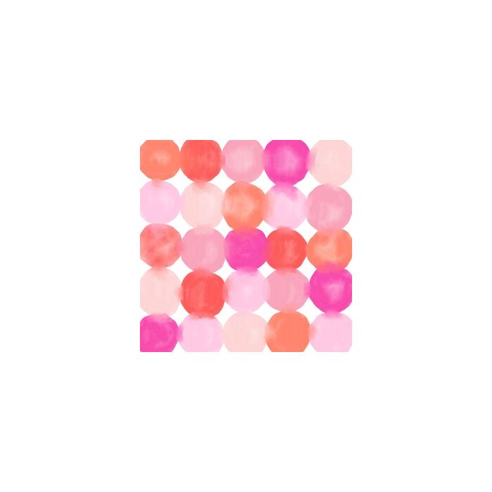 Pink Watercolor Dots Pattern