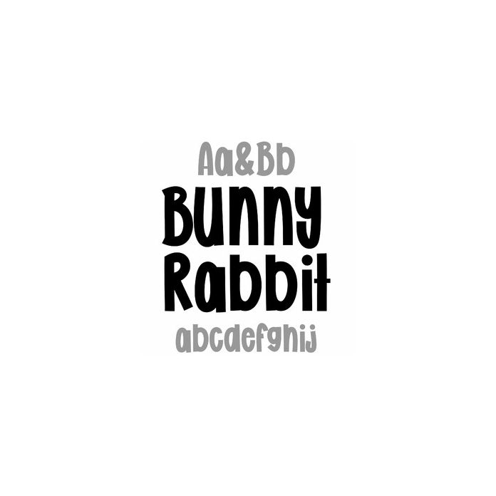 bunny rabbit font