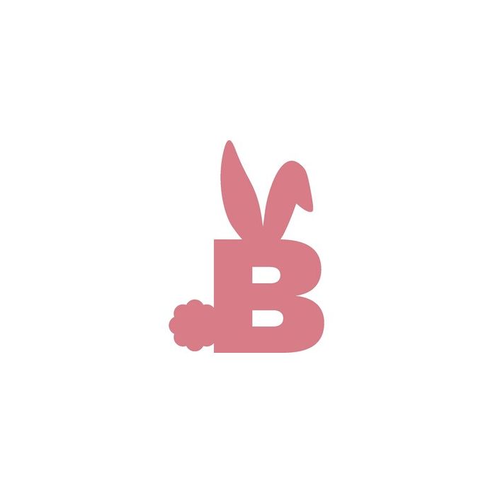 Easter Bunny Letter B