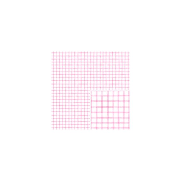 Pink Watercolor Gingham