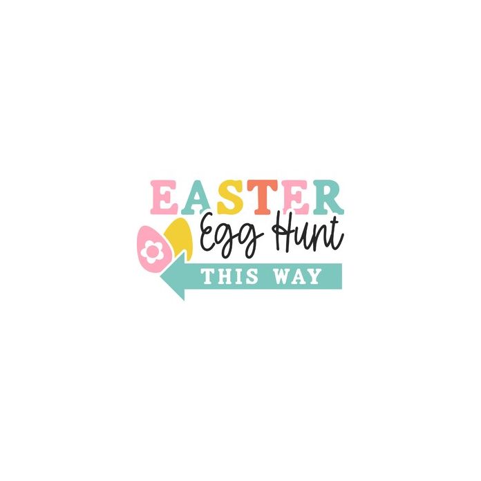 Easter Egg Hunt This Way Sign|434206