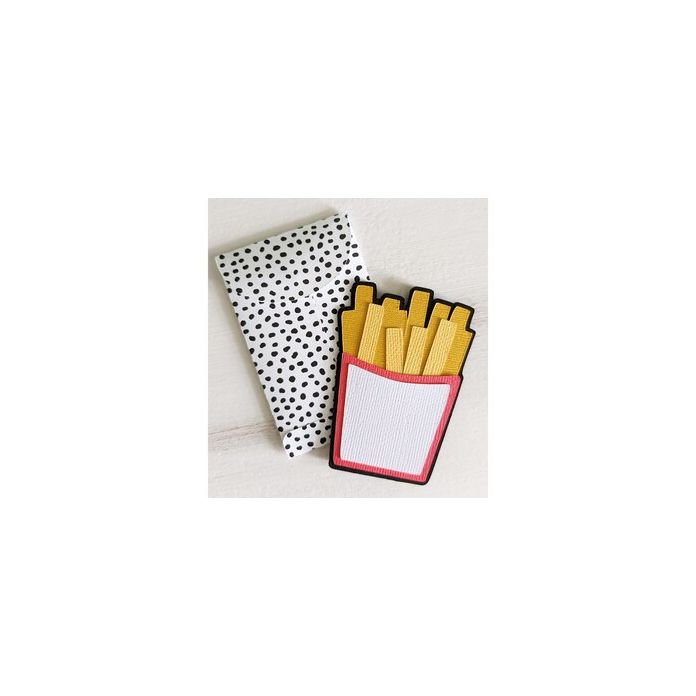 french fries card and envelope