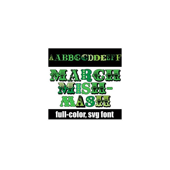 March Mishmash Color Font