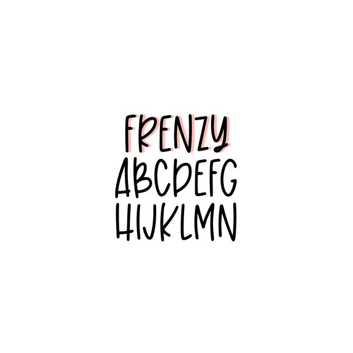 BFC Frenzy Cute Handwriting Font