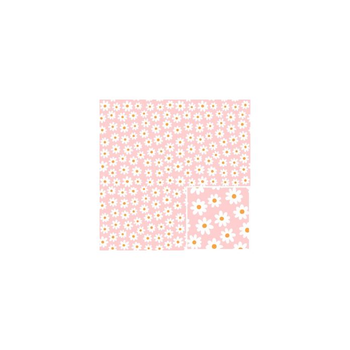 Pink Daisy Pattern Background
