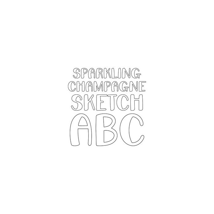 BFC Sparkling Champagne Sketch Font