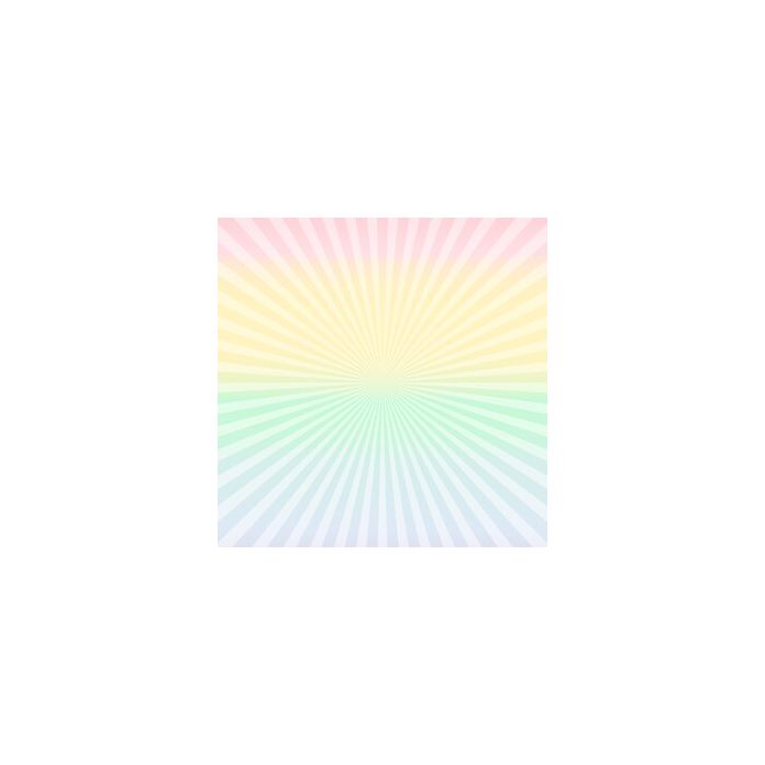 pastel rainbow sunburst