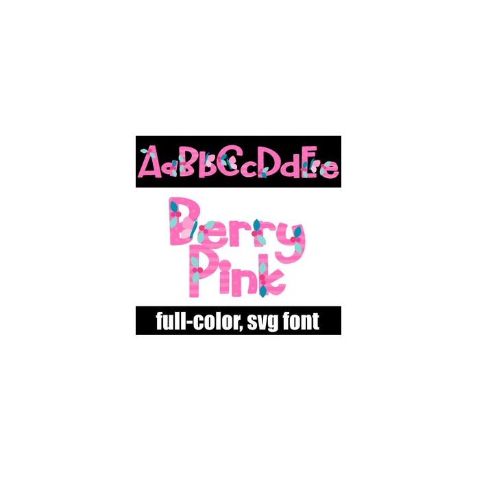 Berry Pink Color font