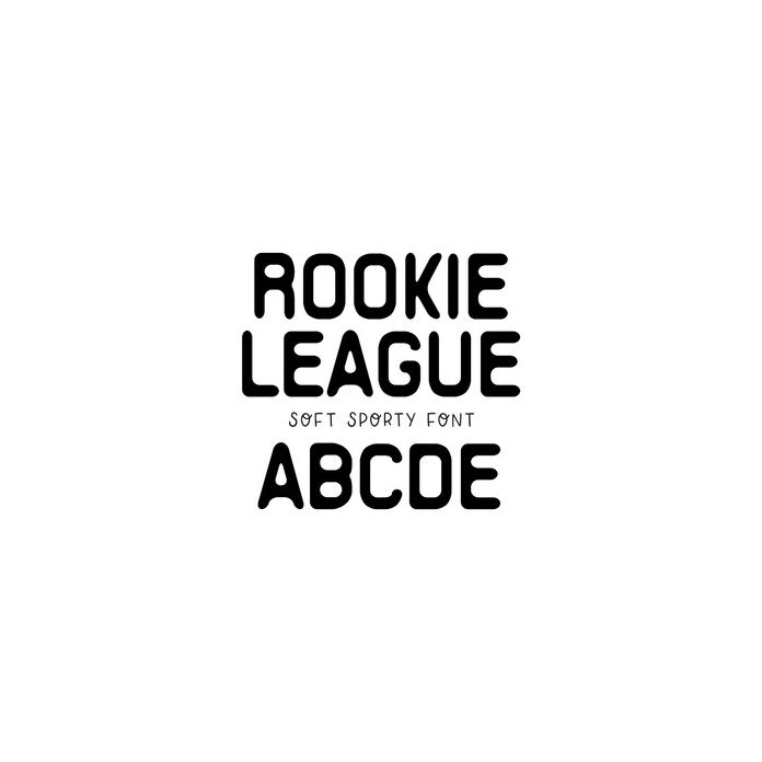 BFC Rookie League Soft Sporty Font