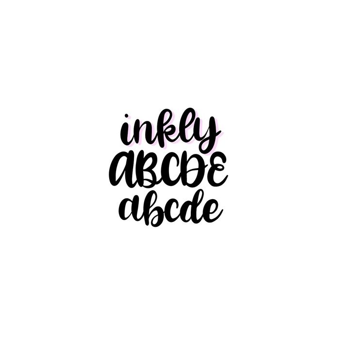 BFC Inkly Beautiful Brush Script Cursive Font