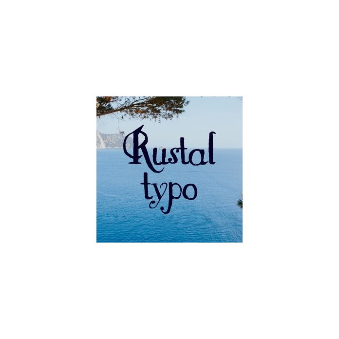Rustal Typo Font