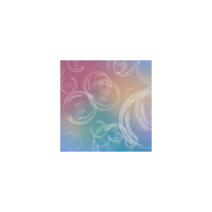 Rainbow Watercolor Bubbles Background Pattern