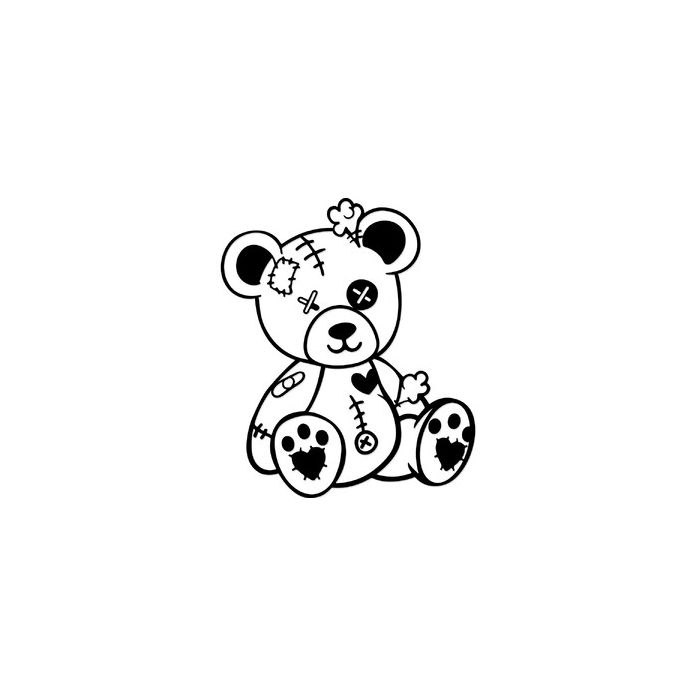 Punk Teddy Bear