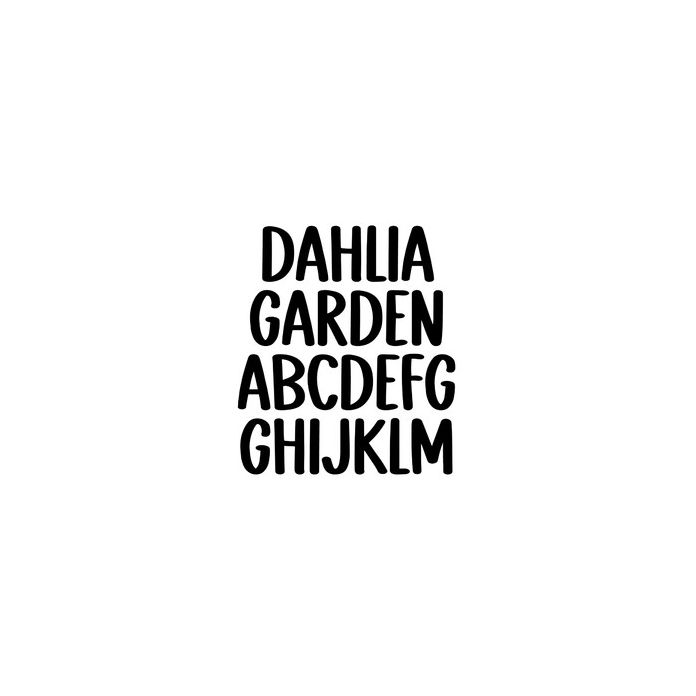 BFC Dahlia Garden Simple Handwriting Brush Font