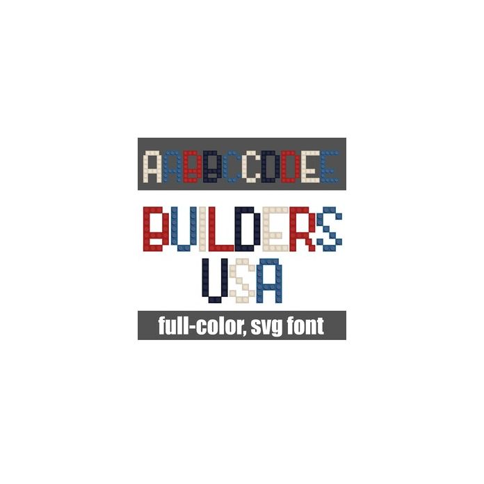 Builders USA Color font