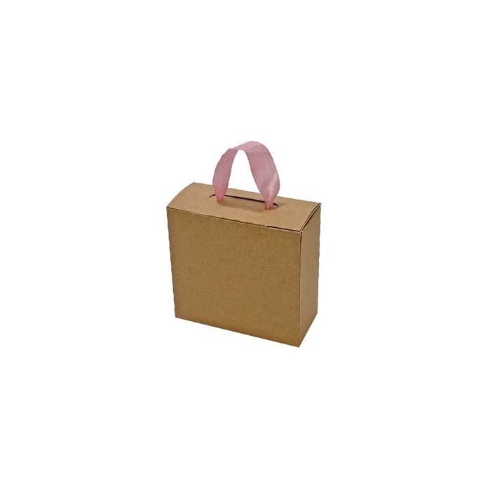 Fold Over Box with Ribbon Handle