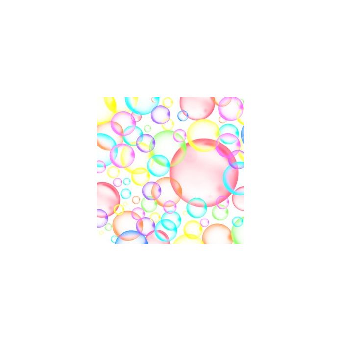 Neon Rainbow Bubbles Background Pattern