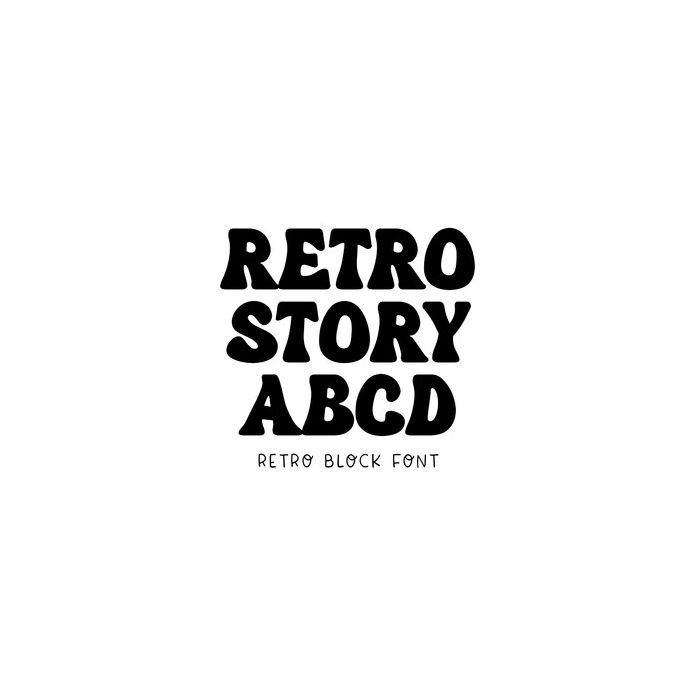 BFC Retro Story Chunky Modern Retro Font