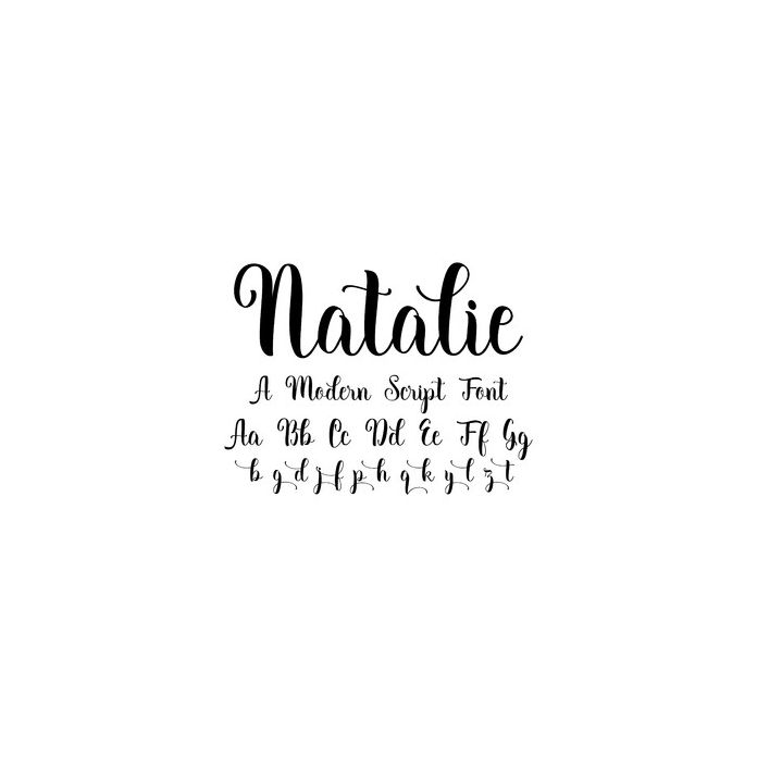Natalie Script Font