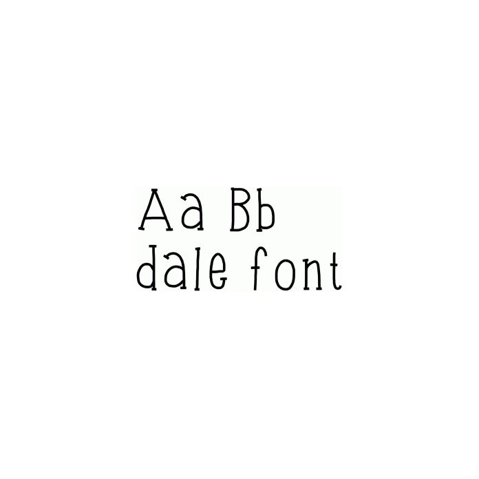 dale font