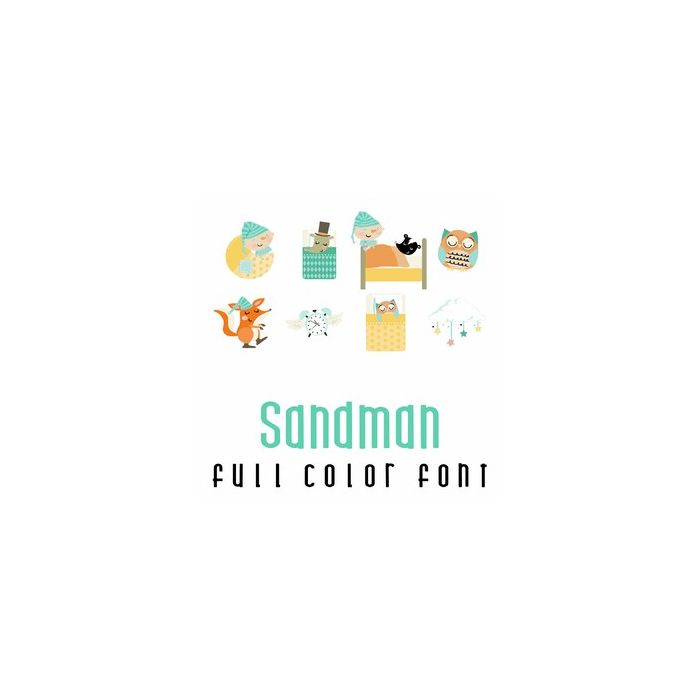 Sandman Full Color Font