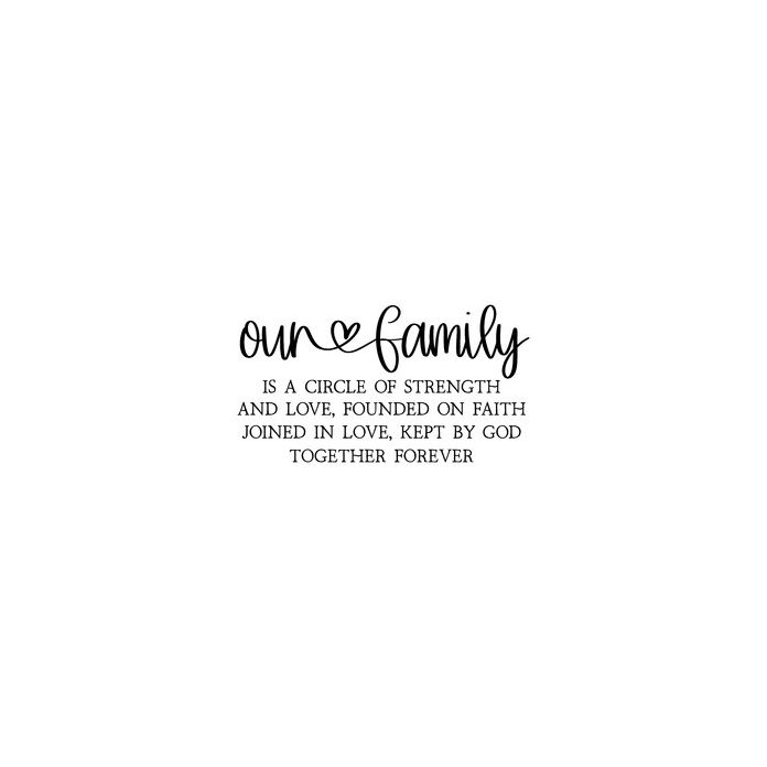 our family is a circle of strength and love | family quote|445697