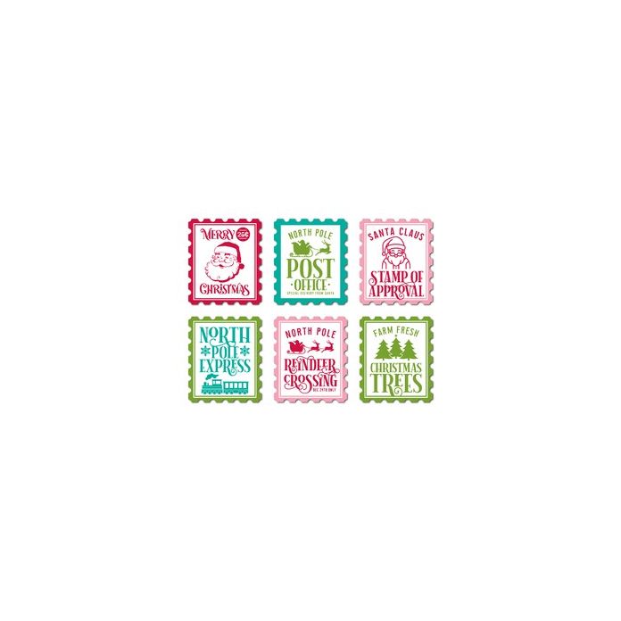 Christmas Stamp Sticker Set