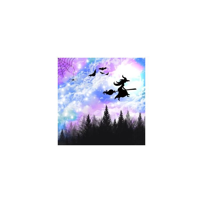 Halloween Magical Twilight Night Sky Background Pattern|446014