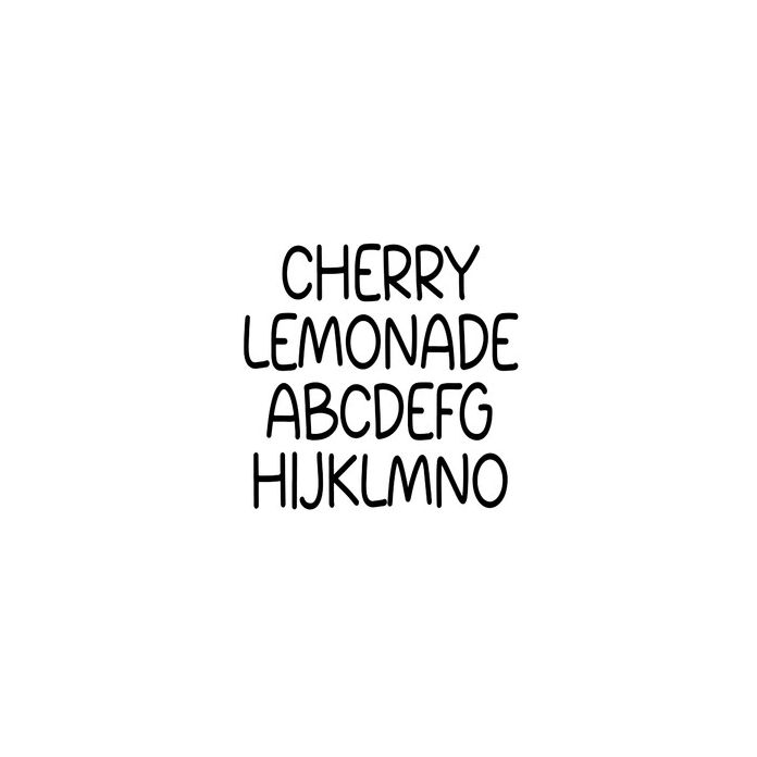 BFC Cherry Lemonade Simple Cute Handwriting Font