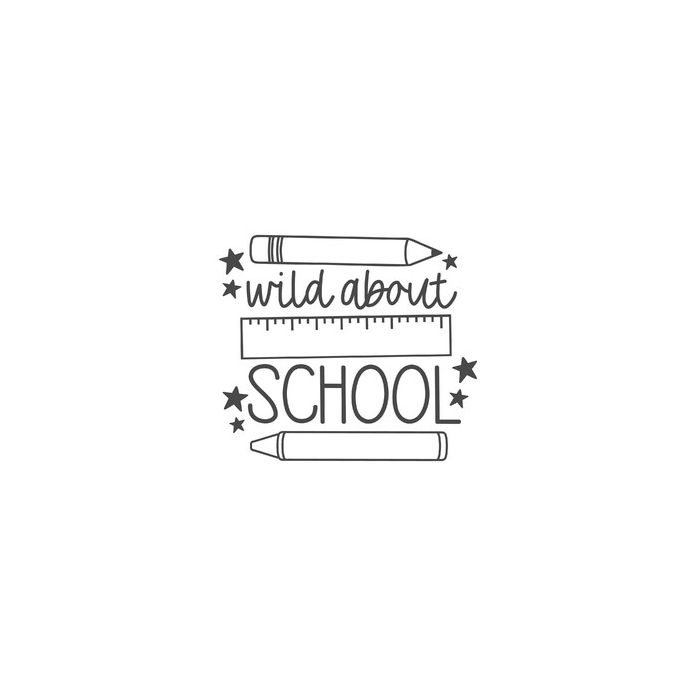 Wild About School with School Supplies