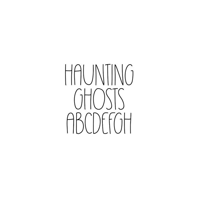 BFC Haunting Ghosts Rustic Spooky Halloween Handwriting Font