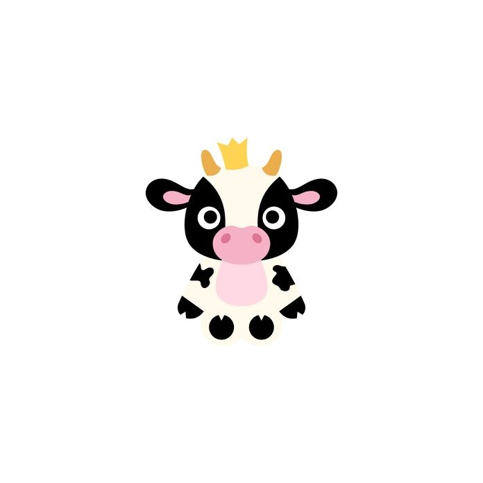 cow with crown