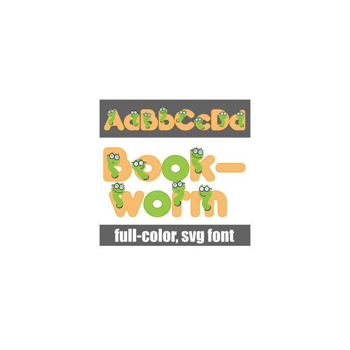 Bookworm Color Font