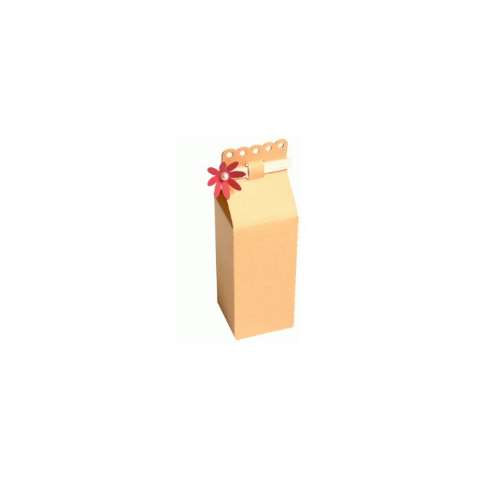 slide lock box -tall scallops