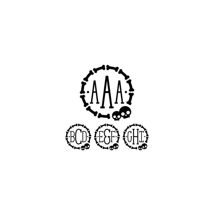 Monogram Type - Skull & Bones