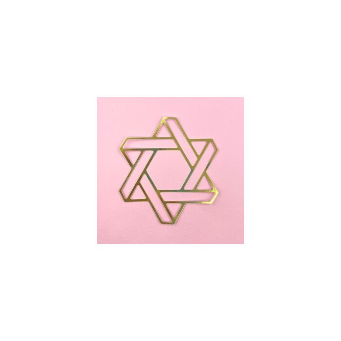 STAR OF DAVID - GEOMETRIC CAKE TOPPER|450562