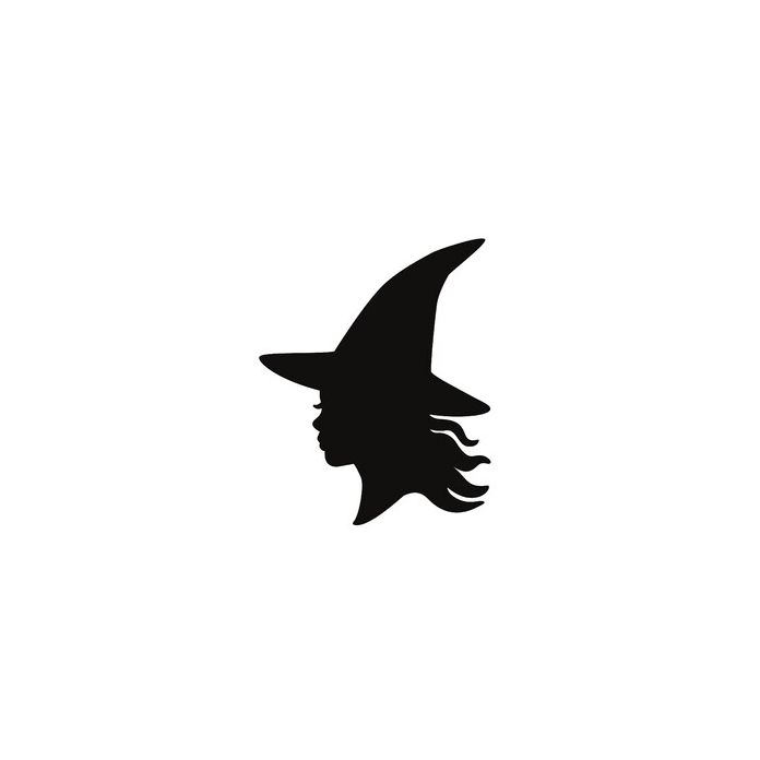 Witch Head Silhouette