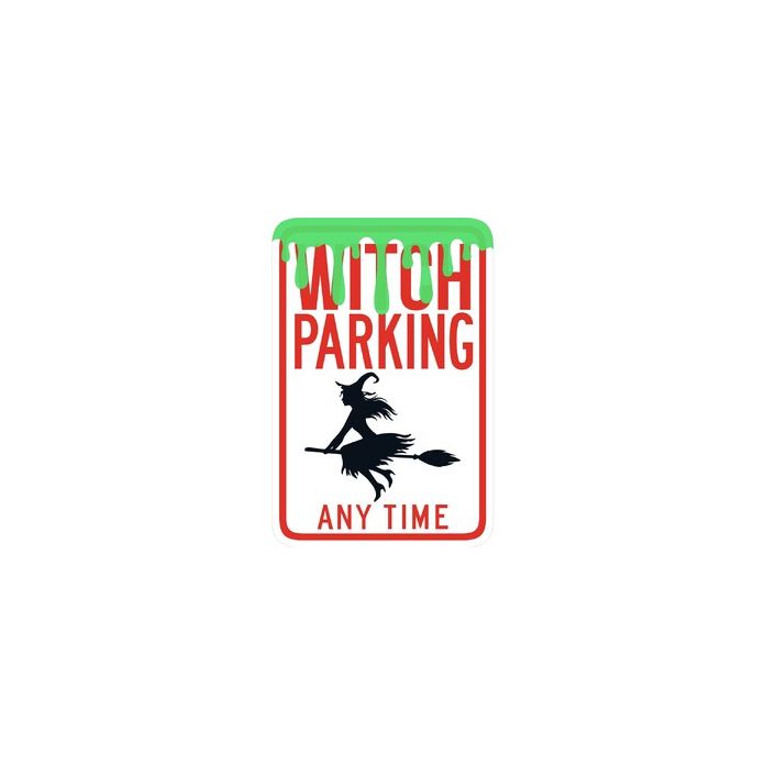 Witch Parking Sign