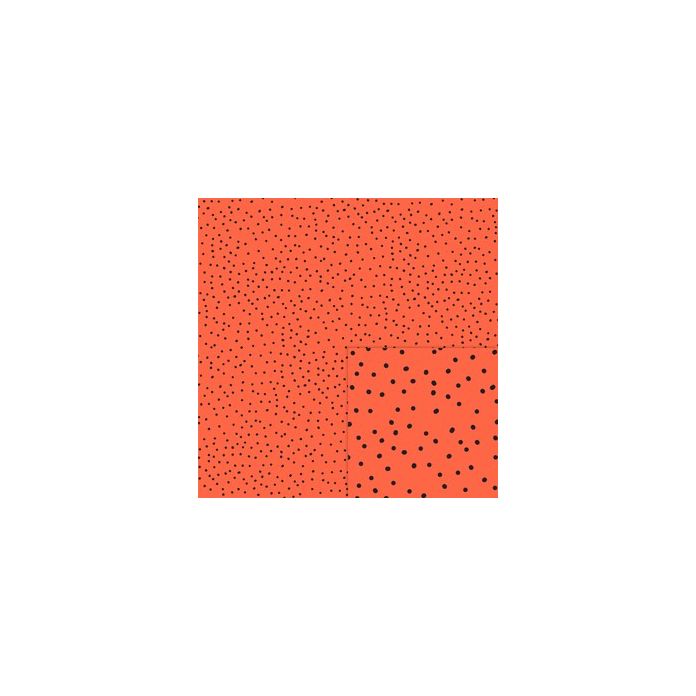 Fox orange dots pattern