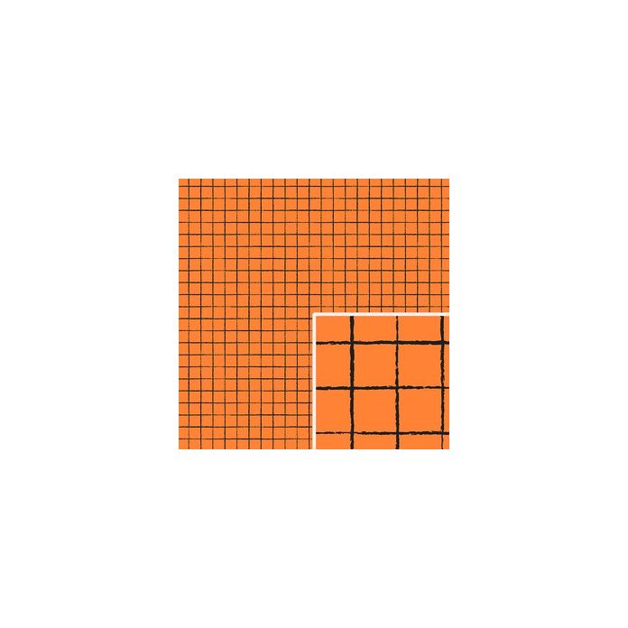 Halloween Orange Grid Pattern