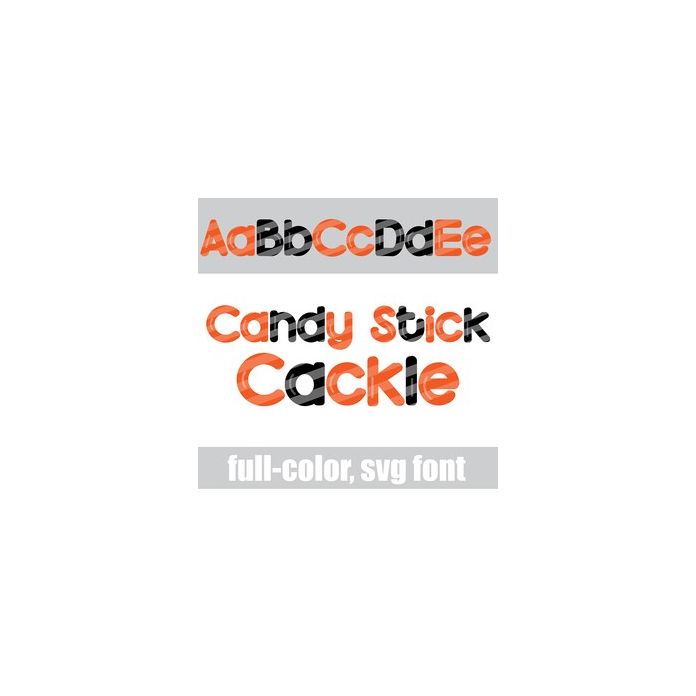 Candy Stick Cackle Color Font