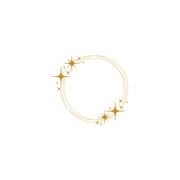 Sparkle Circle Frame