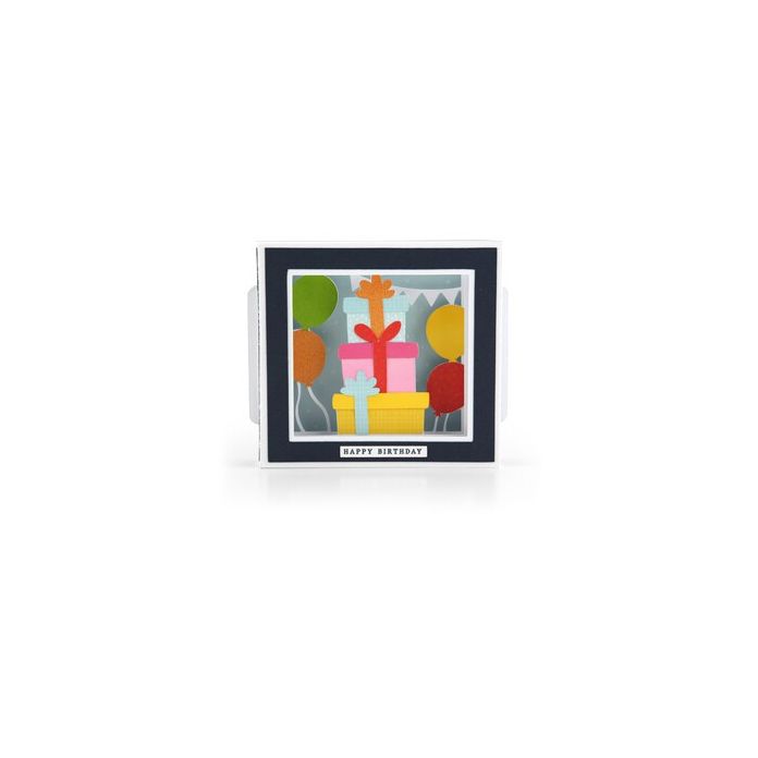 A2 Shadow Box Card Birthday Presents